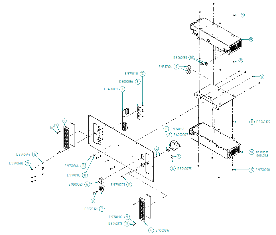 parts for electronic SL 218 A – Serviceshop HK Audio